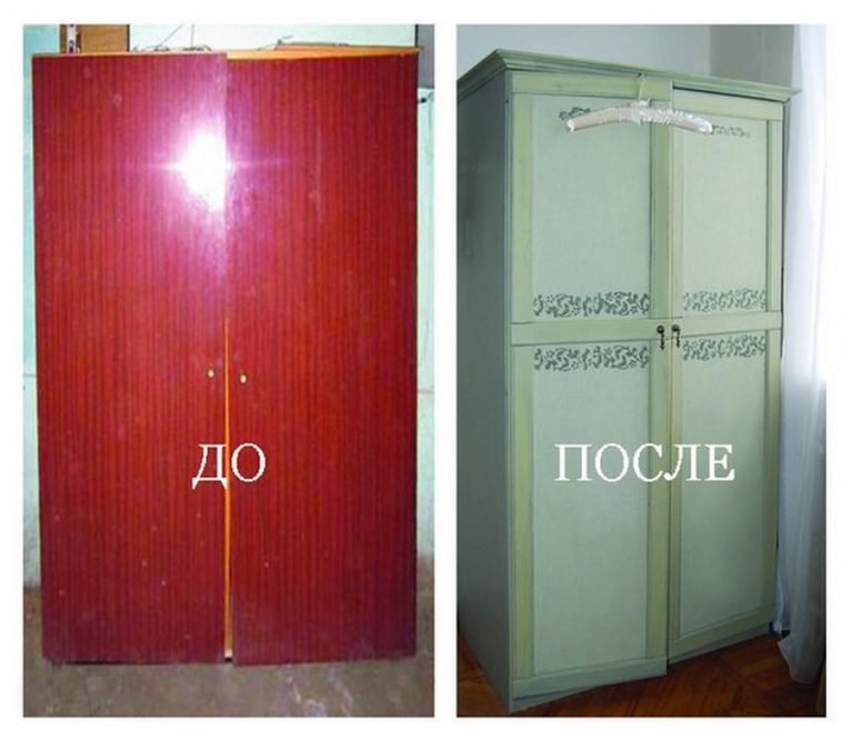 Реставрация старого шкафа своими руками: выбор стиля в 75 фото